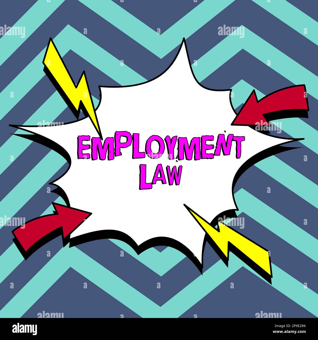 Sign displaying Employment Law, Concept meaning deals with legal rights ...