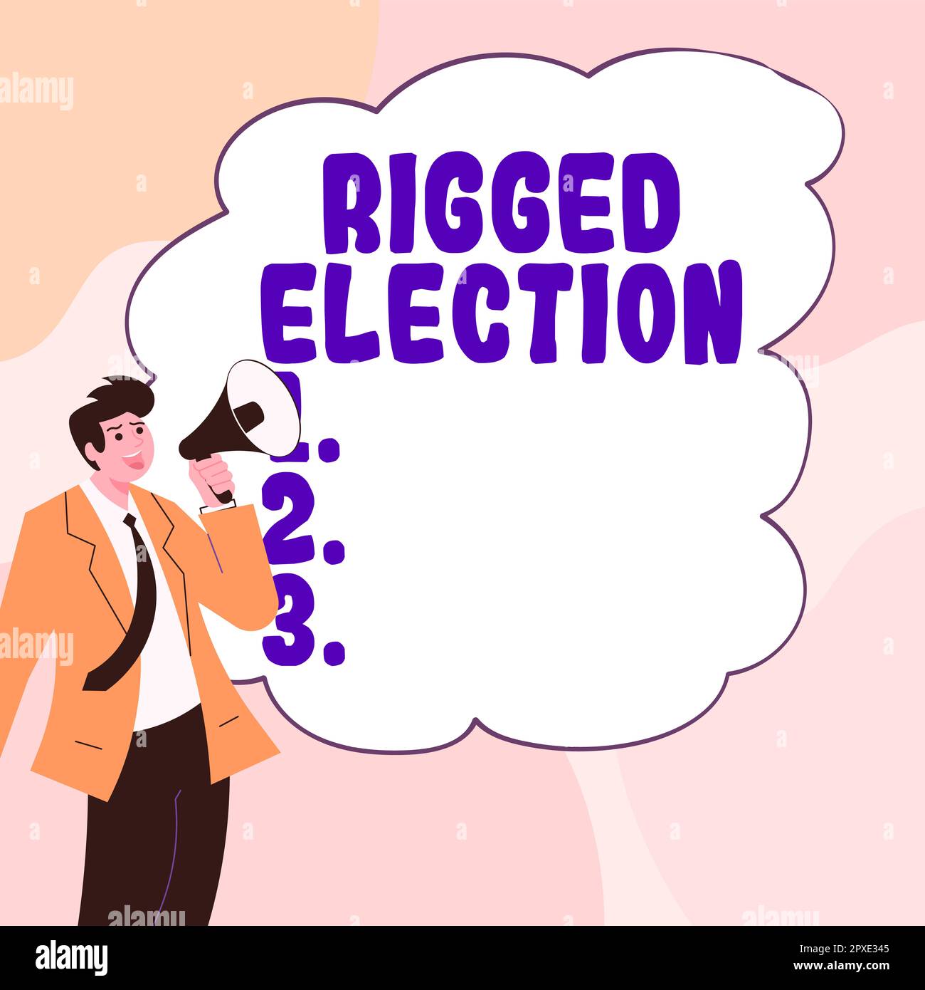 Inspiration showing sign Rigged Election, Word Written on Manage ...