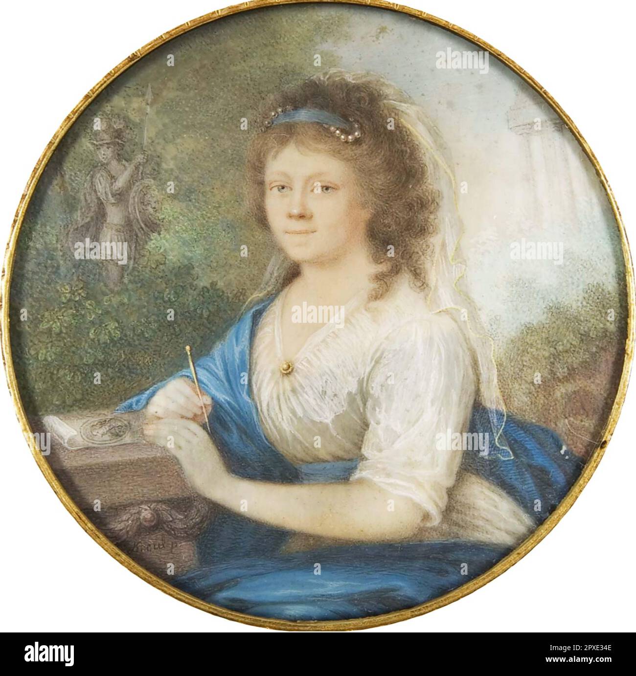 AMALIA von HELVIG (1776-1831) German/Swedish artist and writer Stock ...