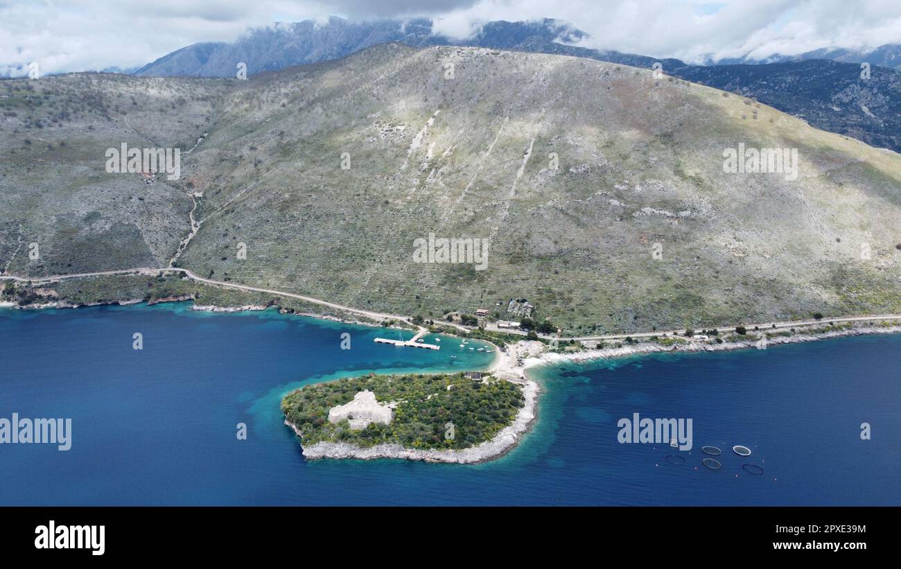 Aerial ali pasha castle hi-res stock photography and images - Alamy