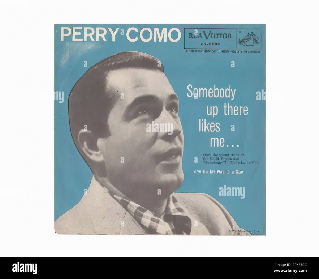 Como Perry - 1956 01 A - Vintage 45 R.P.M Music Vinyl Record Stock Photo - Alamy