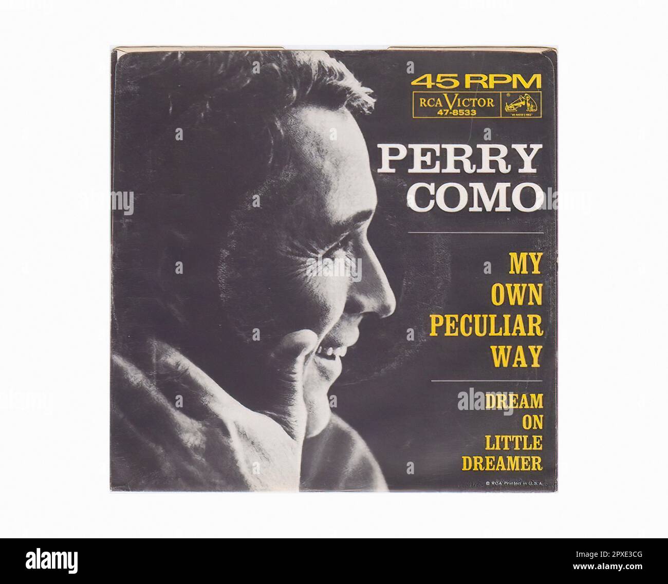Como Perry - 1965 03 B - Vintage 45 R.P.M Music Vinyl Record Stock Photo - Alamy