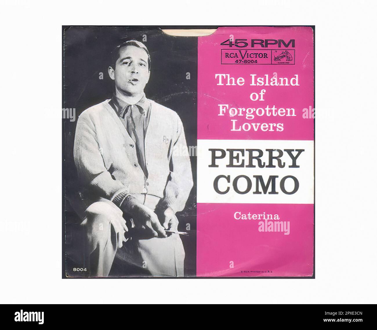 Como Perry - 1962 03 B - Vintage 45 R.P.M Music Vinyl Record Stock Photo - Alamy