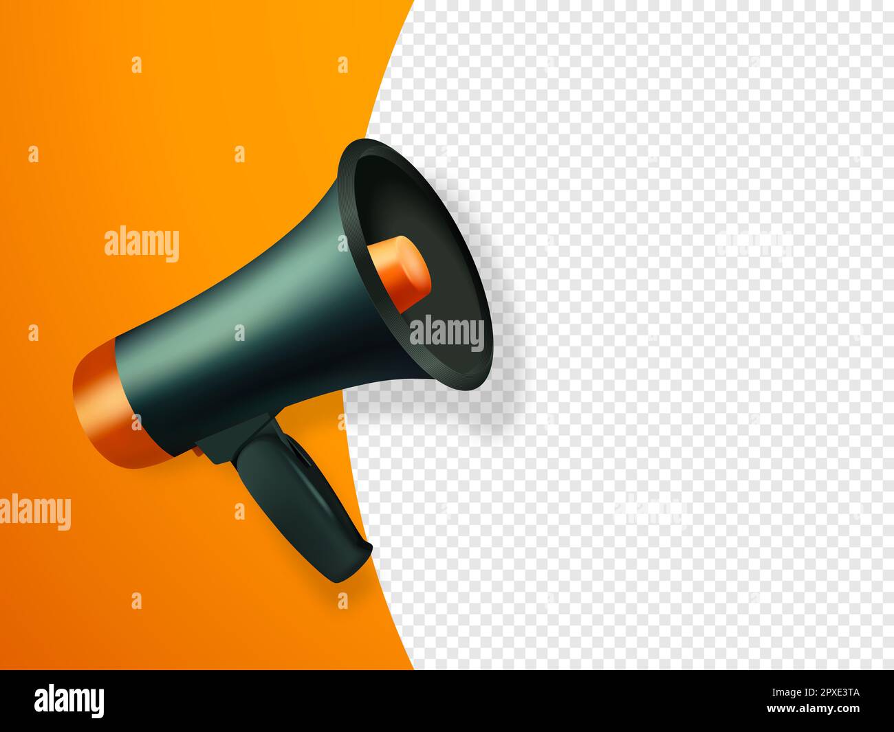 3d Megaphone Template