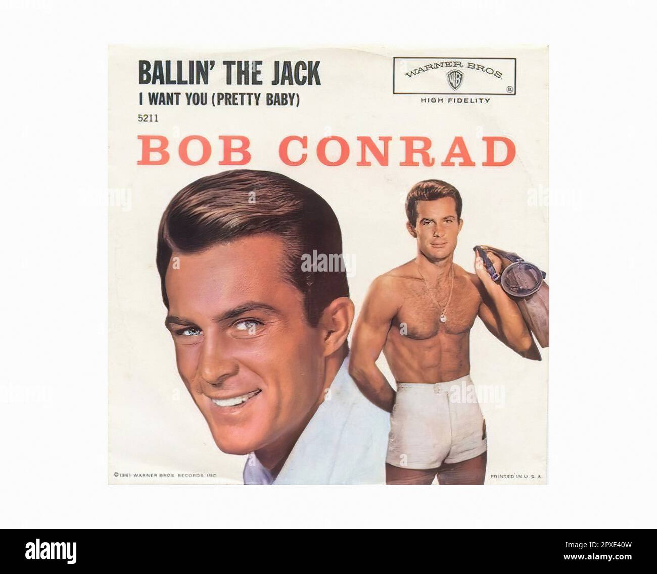 Conrad Bob - 1961 04 A - Vintage 45 R.P.M Music Vinyl Record Stock ...