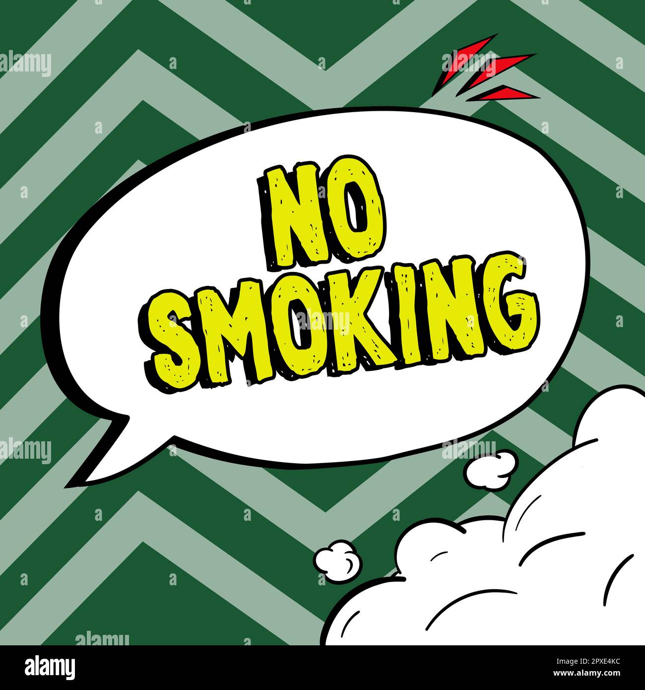 Hand writing sign No Smoking, Conceptual photo using tobacco is ...