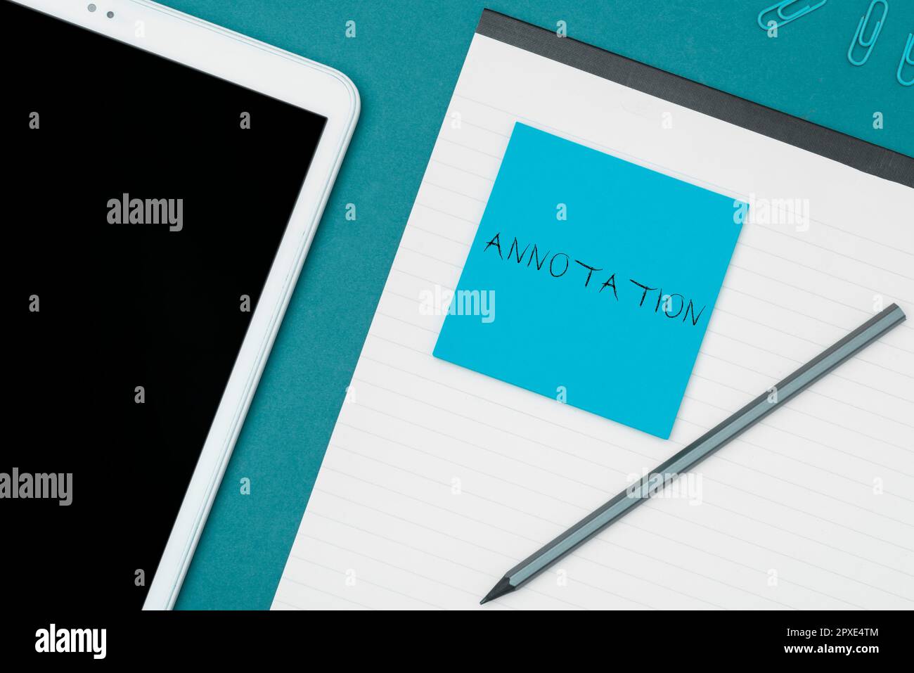 Text sign showing Annotation, Word Written on note added by way of comment or explanation Stock ...