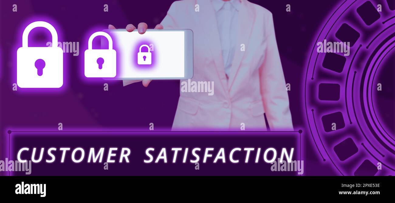 Conceptual caption Customer Satisfaction, Business showcase Exceed ... Conceptual caption Customer Satisfaction, Business showcase Exceed ...