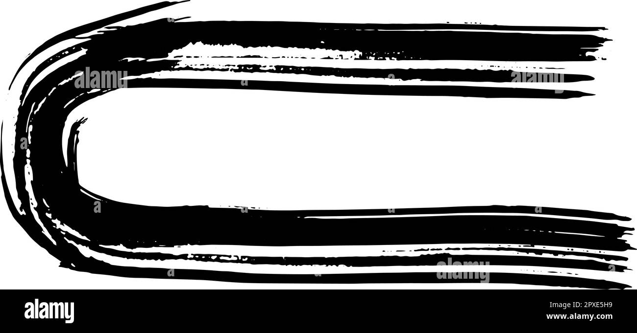 Grunge Dry Brush Freehand Smear Stock Vector Image & Art - Alamy