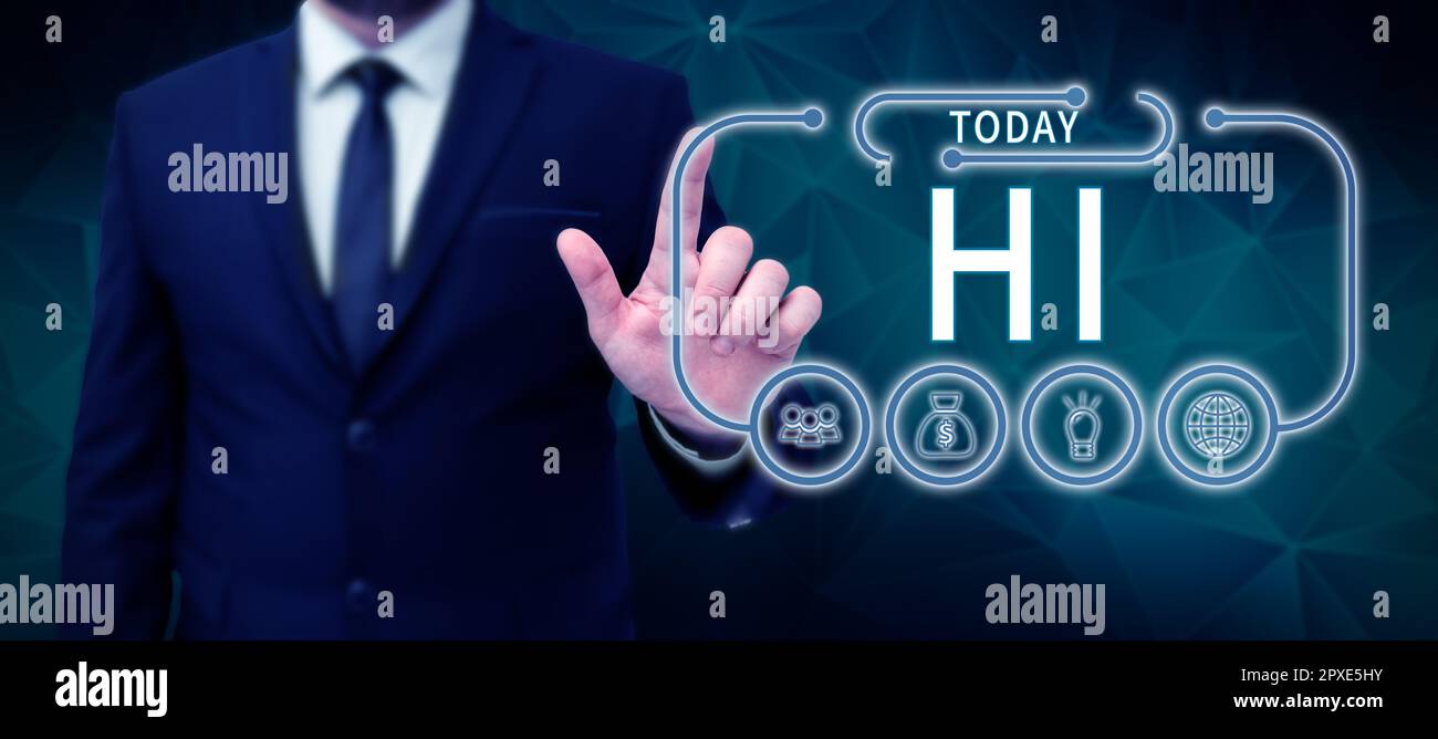 Hi word hi-res stock photography and images - Alamy