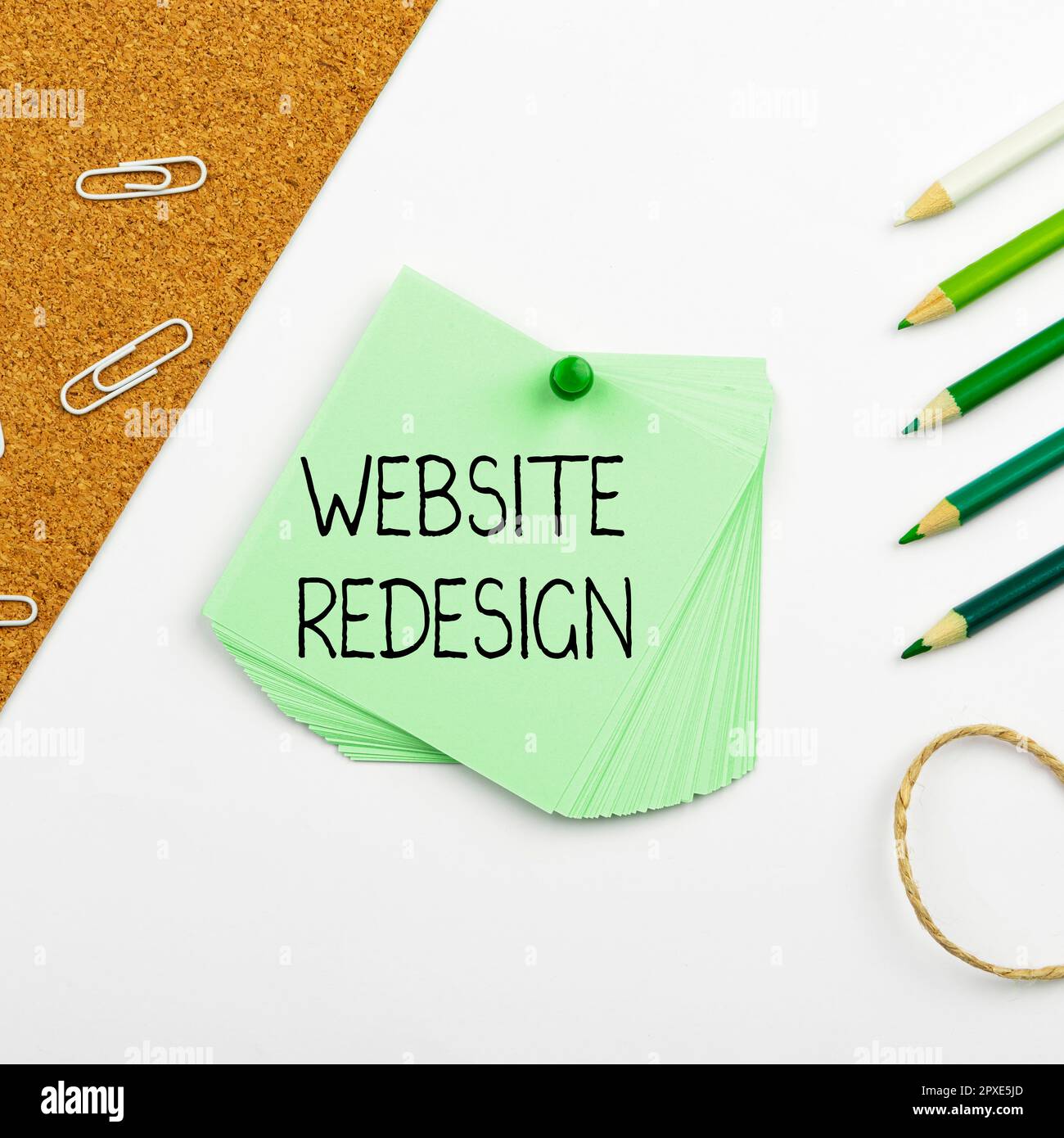 Text showing inspiration Website Redesign, Concept meaning modernize ...