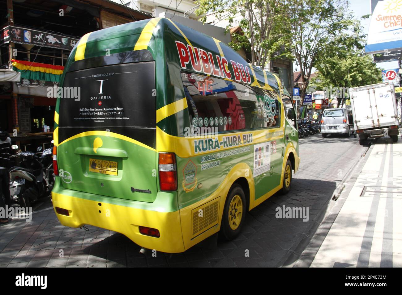 The atmosphere around Kuta, Bali, the main tourist destination in ...
