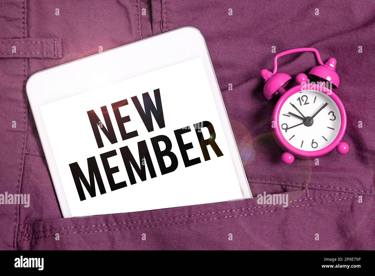 Hand writing sign New Member, Conceptual photo recruiting employee to ...