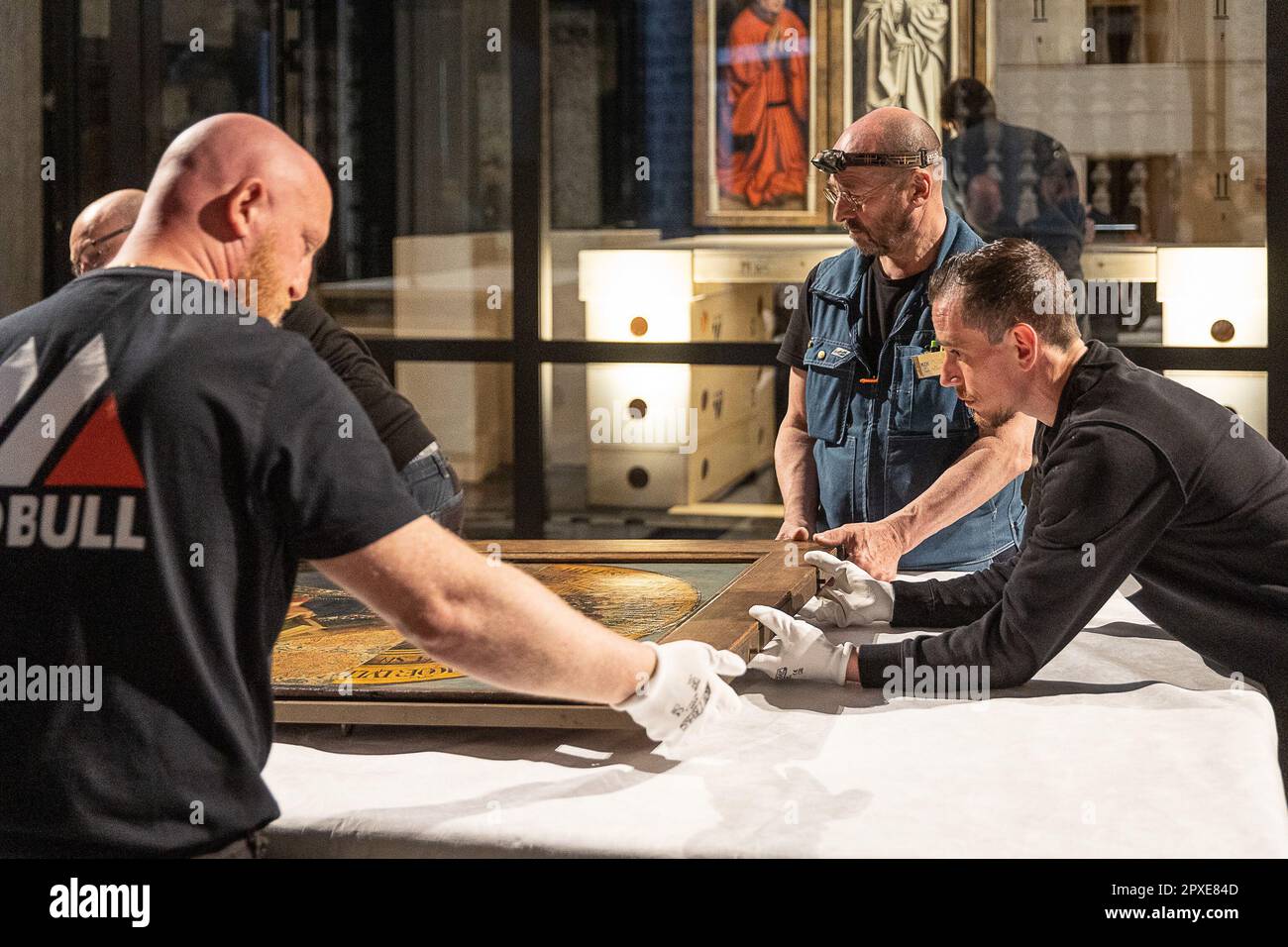 Gent, Belgium. 02nd May, 2023. Illustration picture shows a press ...