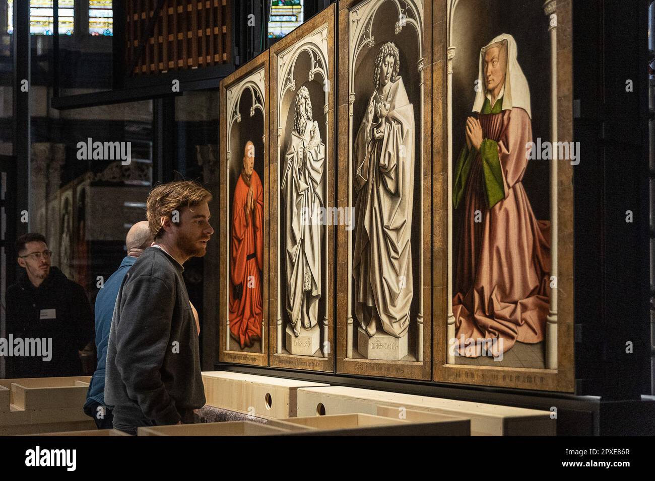Gent, Belgium. 02nd May, 2023. Illustration picture shows a press ...