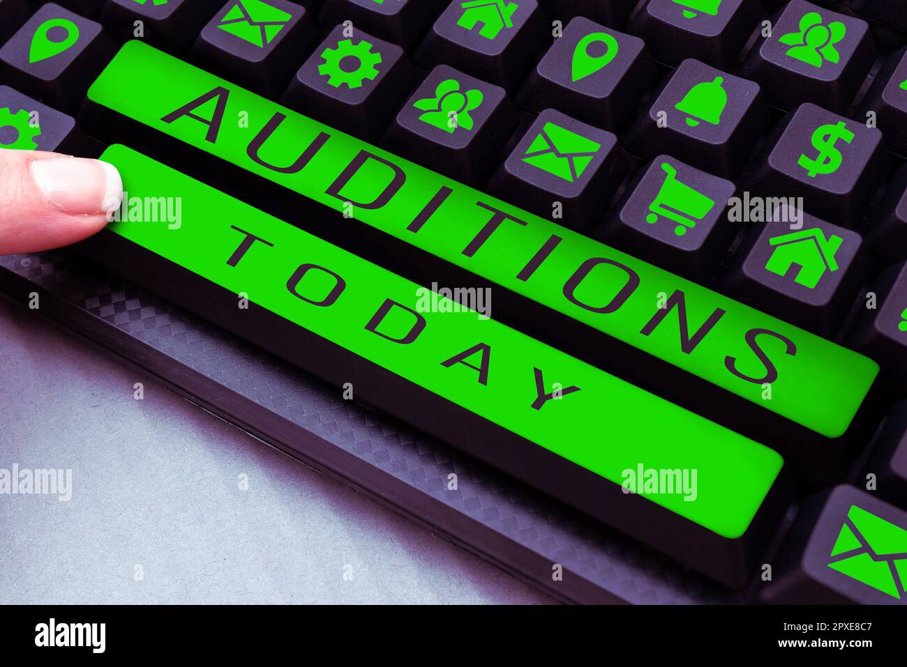 Inspiration showing sign Auditions, Conceptual photo a trial ...