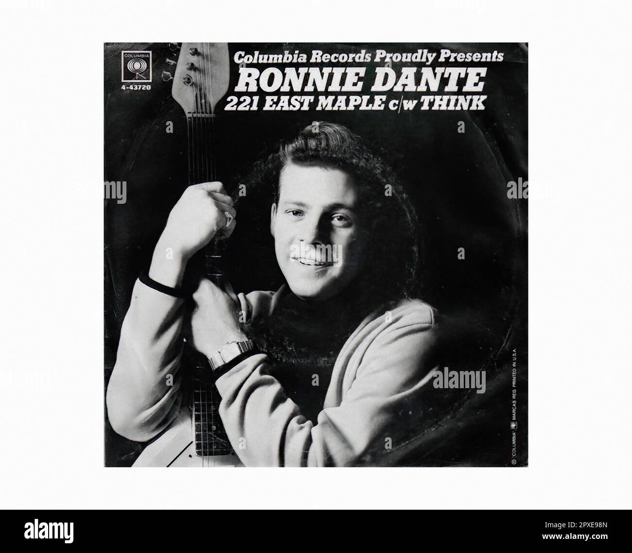 Dante Ron - 1966 07 A - Vintage 45 R.P.M Music Vinyl Record Stock Photo ...