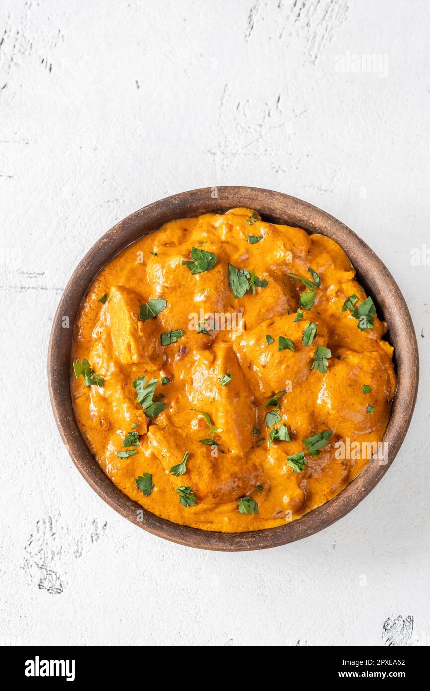 Chicken tikka masala - roasted marinated chicken chunks in a spiced ...