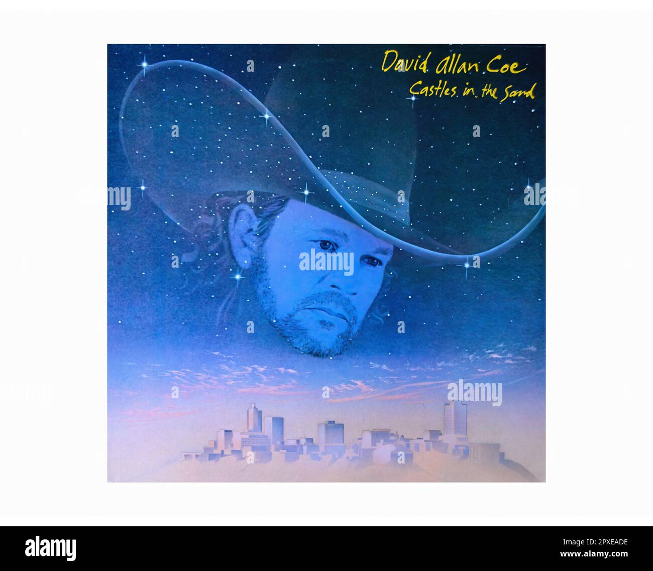 David Allan Coe - Castles In The Sand - Vintage L.P Music Vinyl Record ...