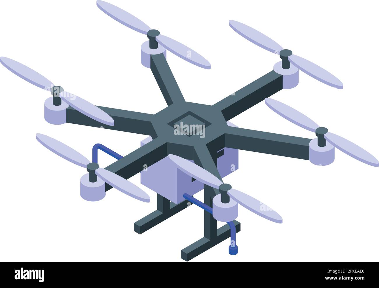 Crop sprayer drone Stock Vector Images - Alamy