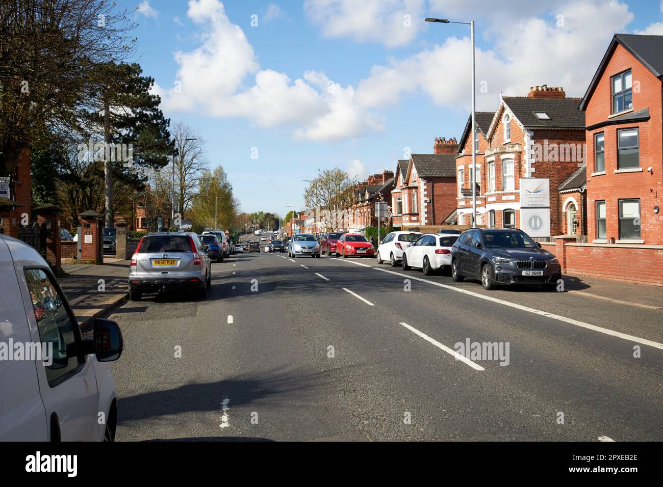 lisburn road at malone area looking towards balmoral south belfast ...