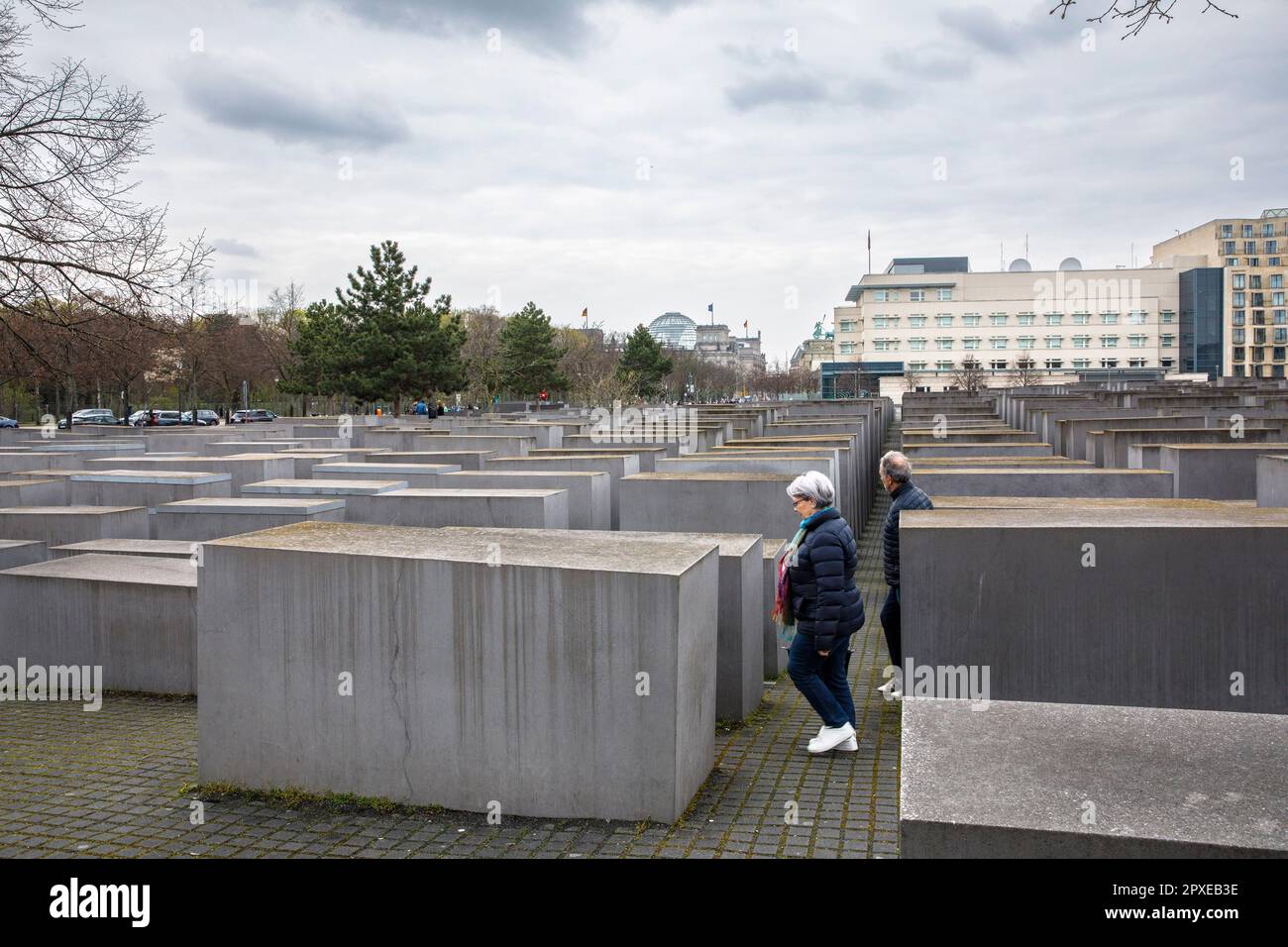 memorial to the Murdered Jews of Europe, Holocaust Memorial, field of ...