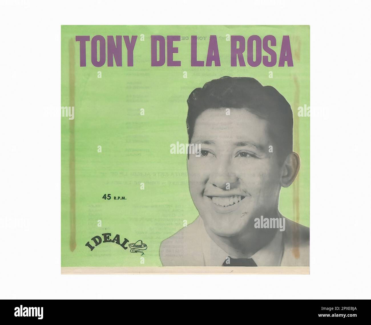 De La Rosa - Tony - 1960's 01 B - Vintage 45 R.P.M Music Vinyl Record ...