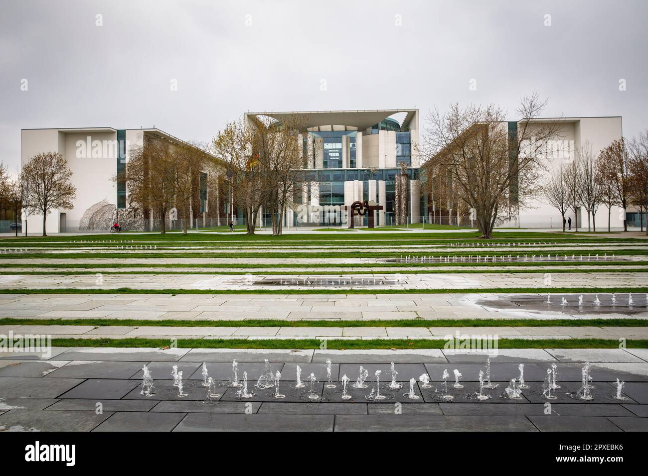 the German Chancellery in the government quarter, Berlin, Germany. das ...