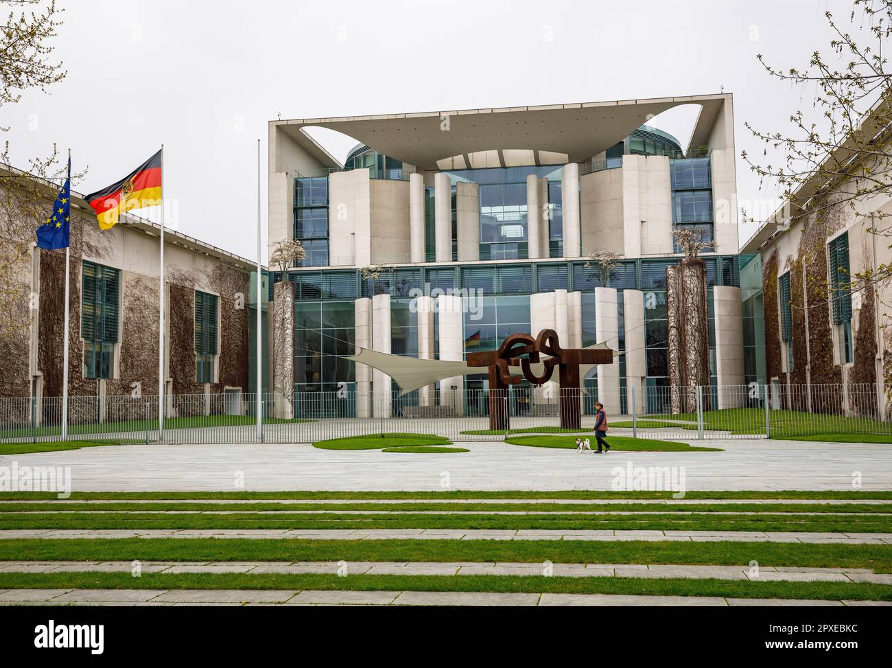 the German Chancellery in the government quarter, Berlin, Germany. das ...
