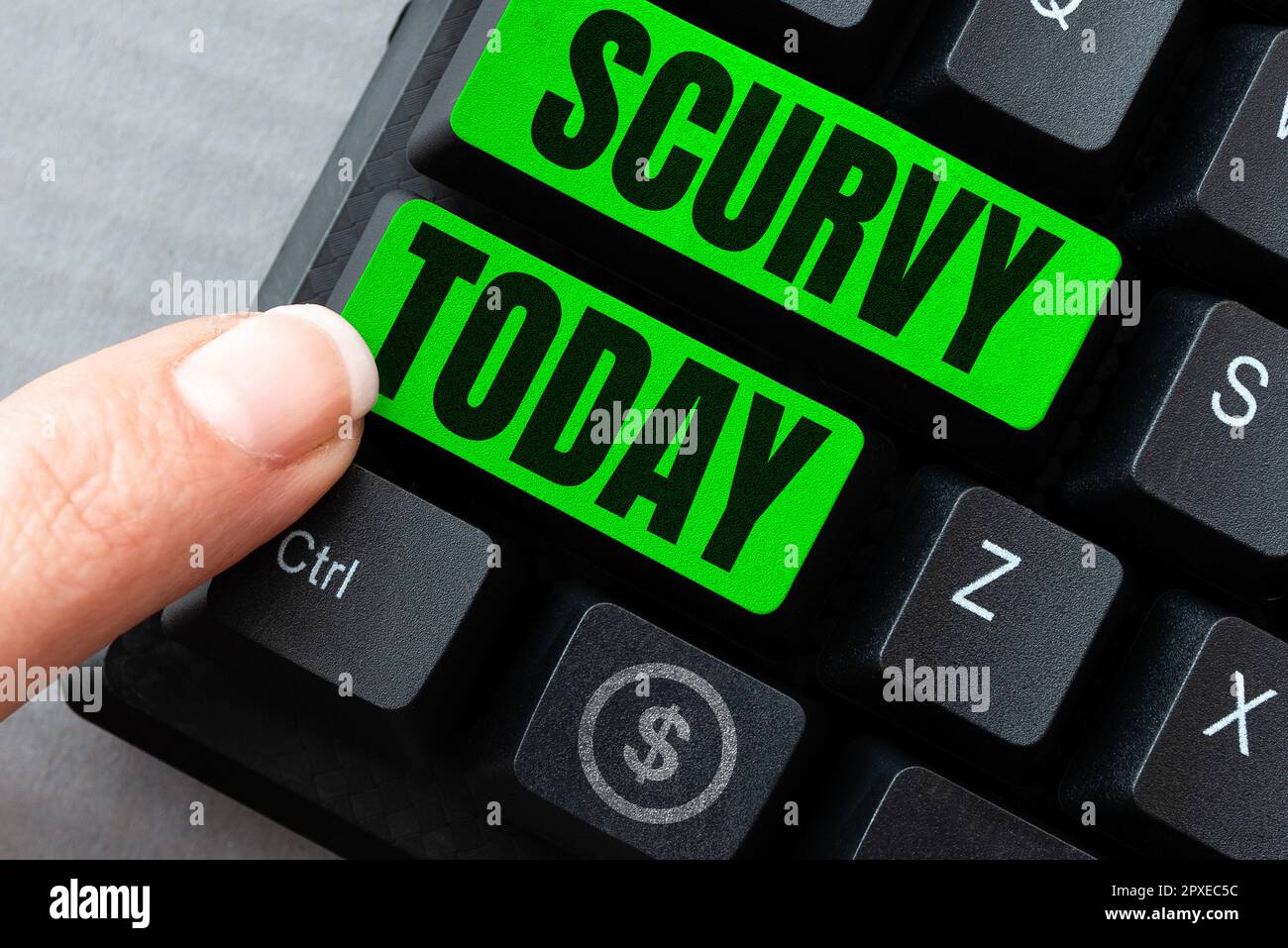 Text showing inspiration Scurvy, Conceptual photo disease caused by a ...