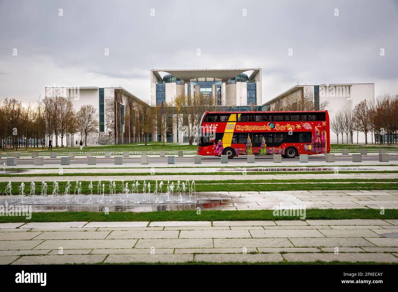 the German Chancellery in the government quarter, Berlin, Germany. das ...