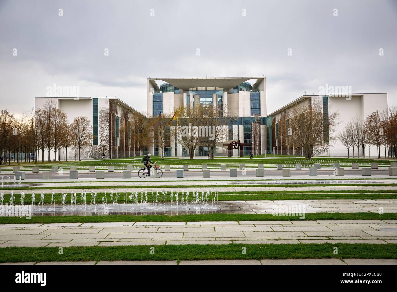 the German Chancellery in the government quarter, Berlin, Germany. das ...