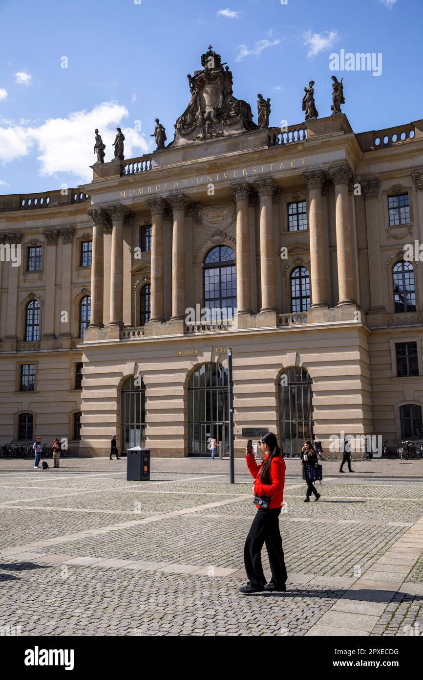 old library of the Humboldt University on Bebel square, today Faculty ...