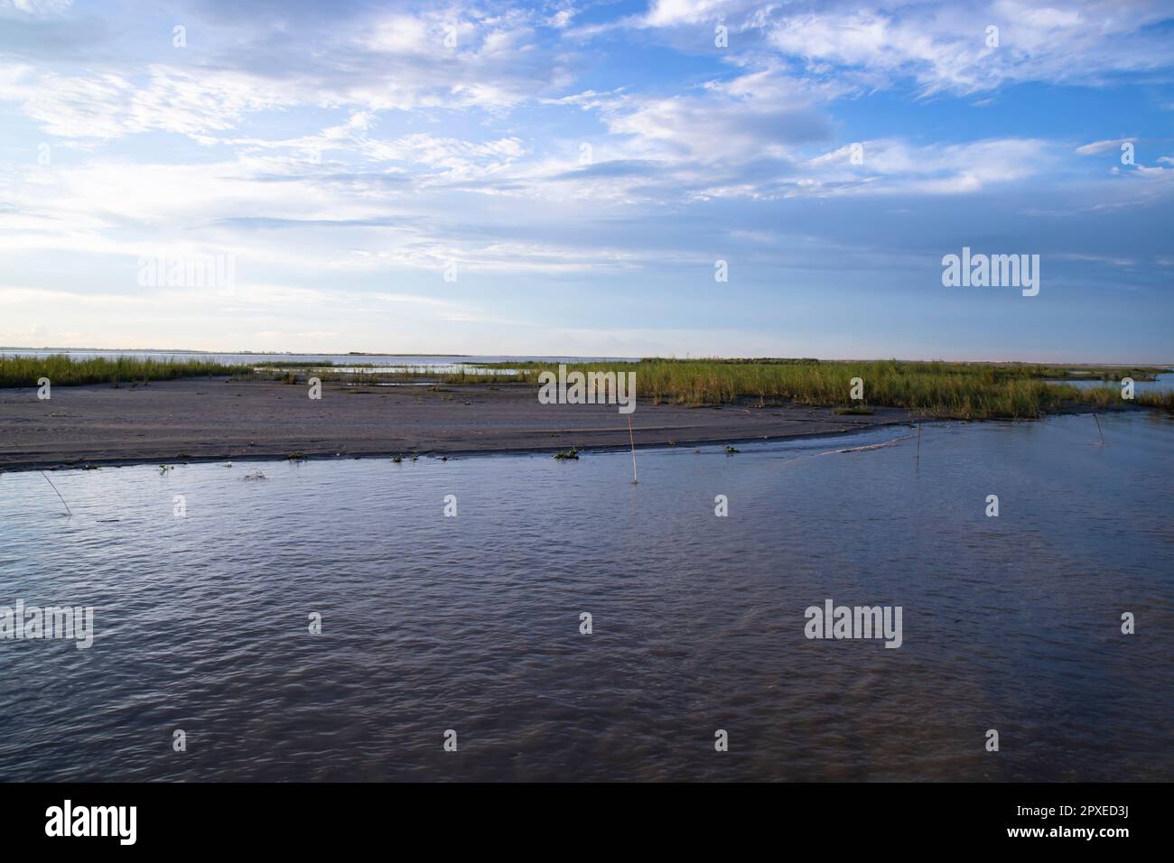 Beautiful landscape view of Padma river in Bangladesh Stock Photo - Alamy