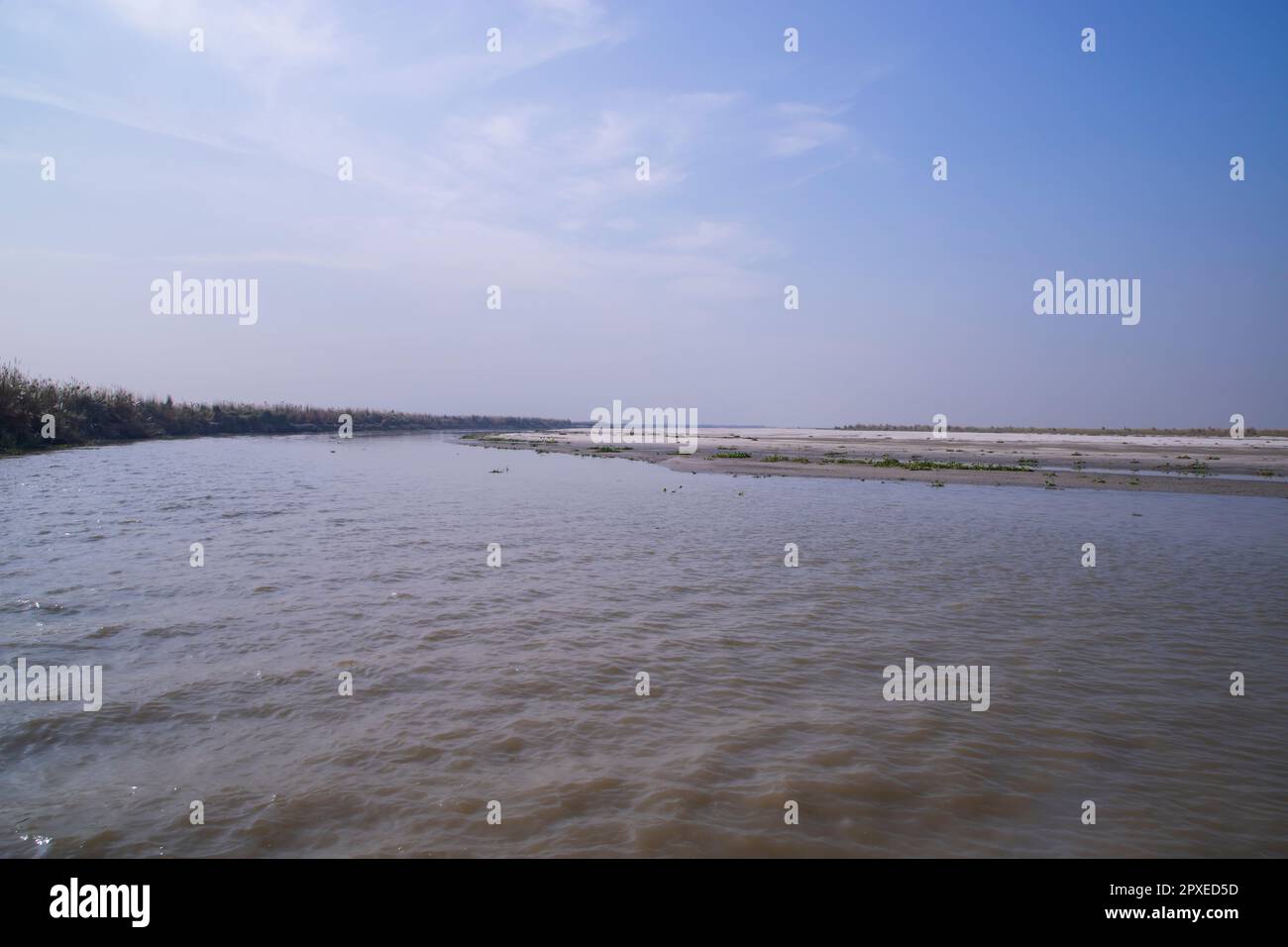 Beautiful landscape view of Padma river or Island in Bangladesh Stock ...