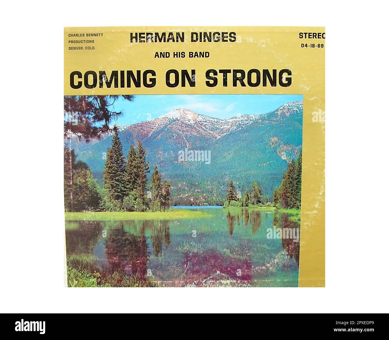 Dinges Herman - Comin On - Vintage Vinyl Record Sleeve Stock Photo - Alamy