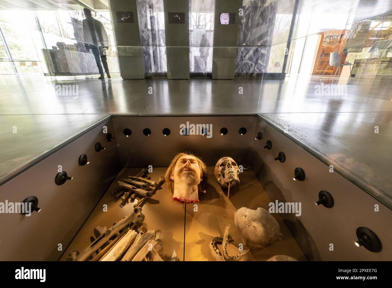 Manching, Germany. 02nd May, 2023. Visitors walk through the rooms of ...