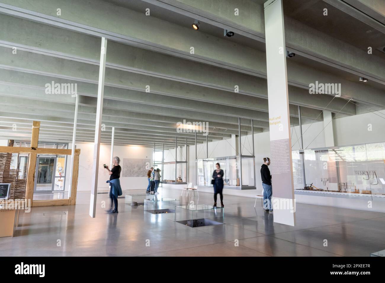 Manching, Germany. 02nd May, 2023. Visitors walk through the rooms of ...