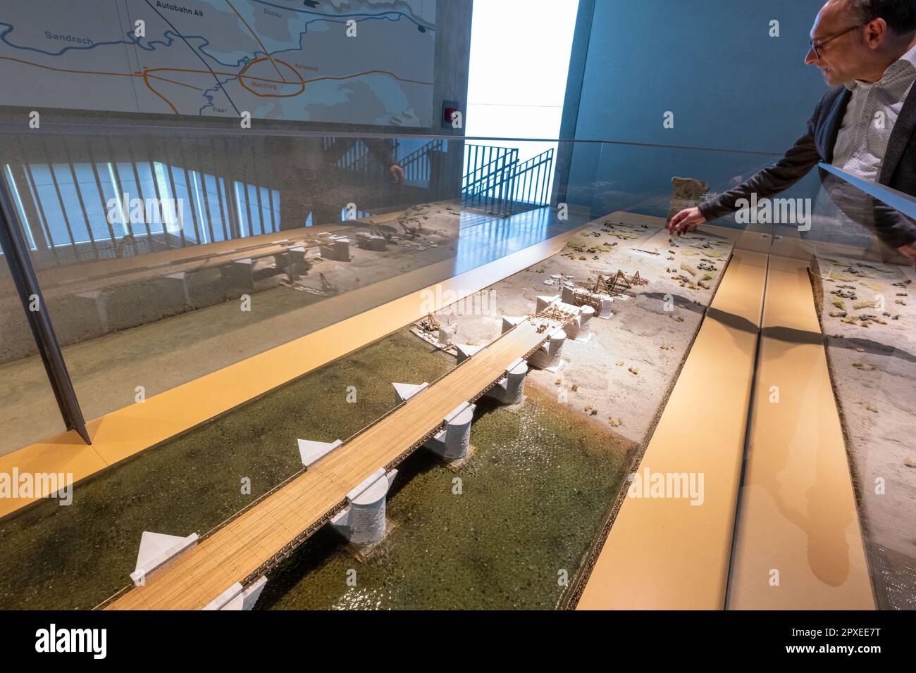 Manching, Germany. 02nd May, 2023. The museum director Tobias Esch ...