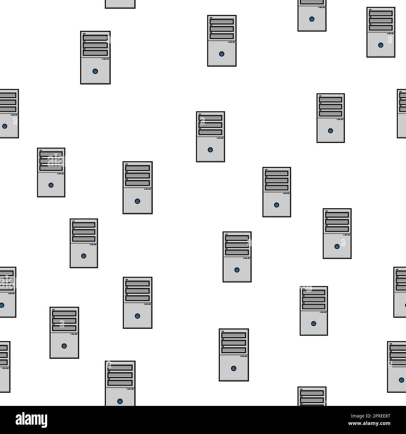 Seamless pattern, texture of modern powerful digital rectangular system ...