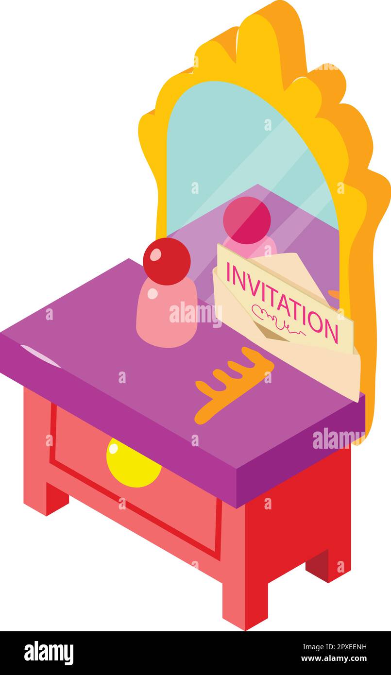 Wedding preparation icon isometric hi-res stock photography and images ...