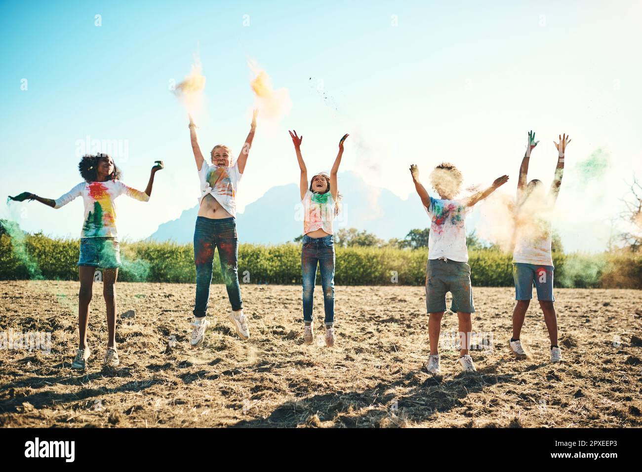 Summer camp makes everything better and brighter. a group of teenagers ...