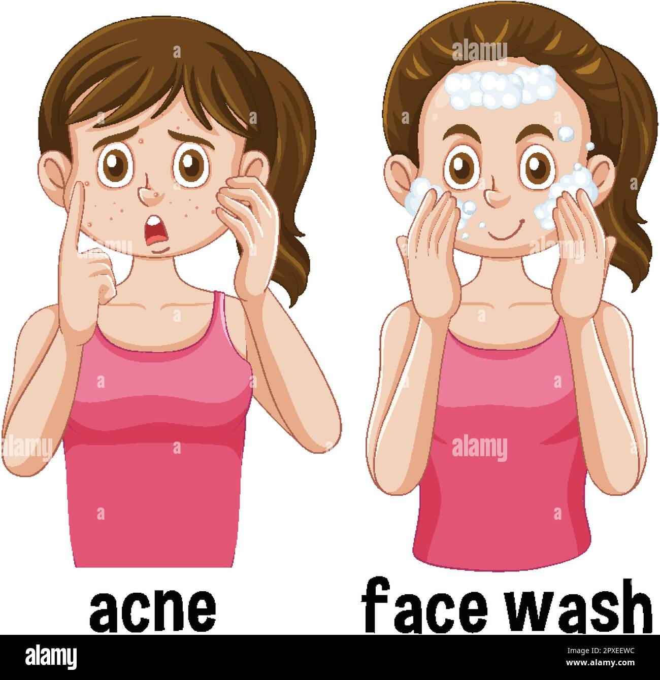 Puberty education Stock Vector Images - Alamy