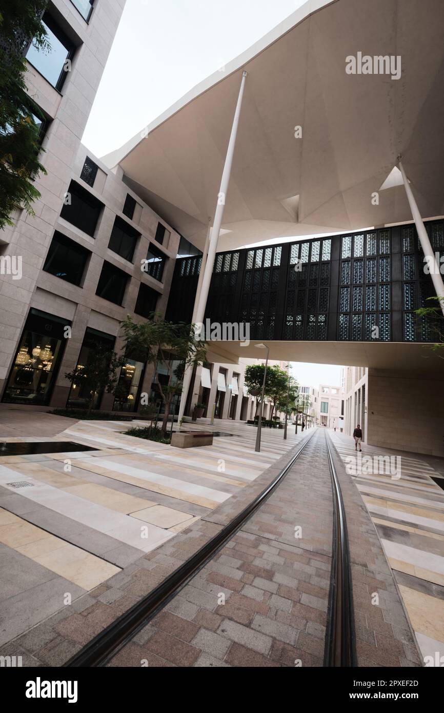 Doha, Qatar - April 2023: Msheireb Downtown, Msheireb with its modern ...