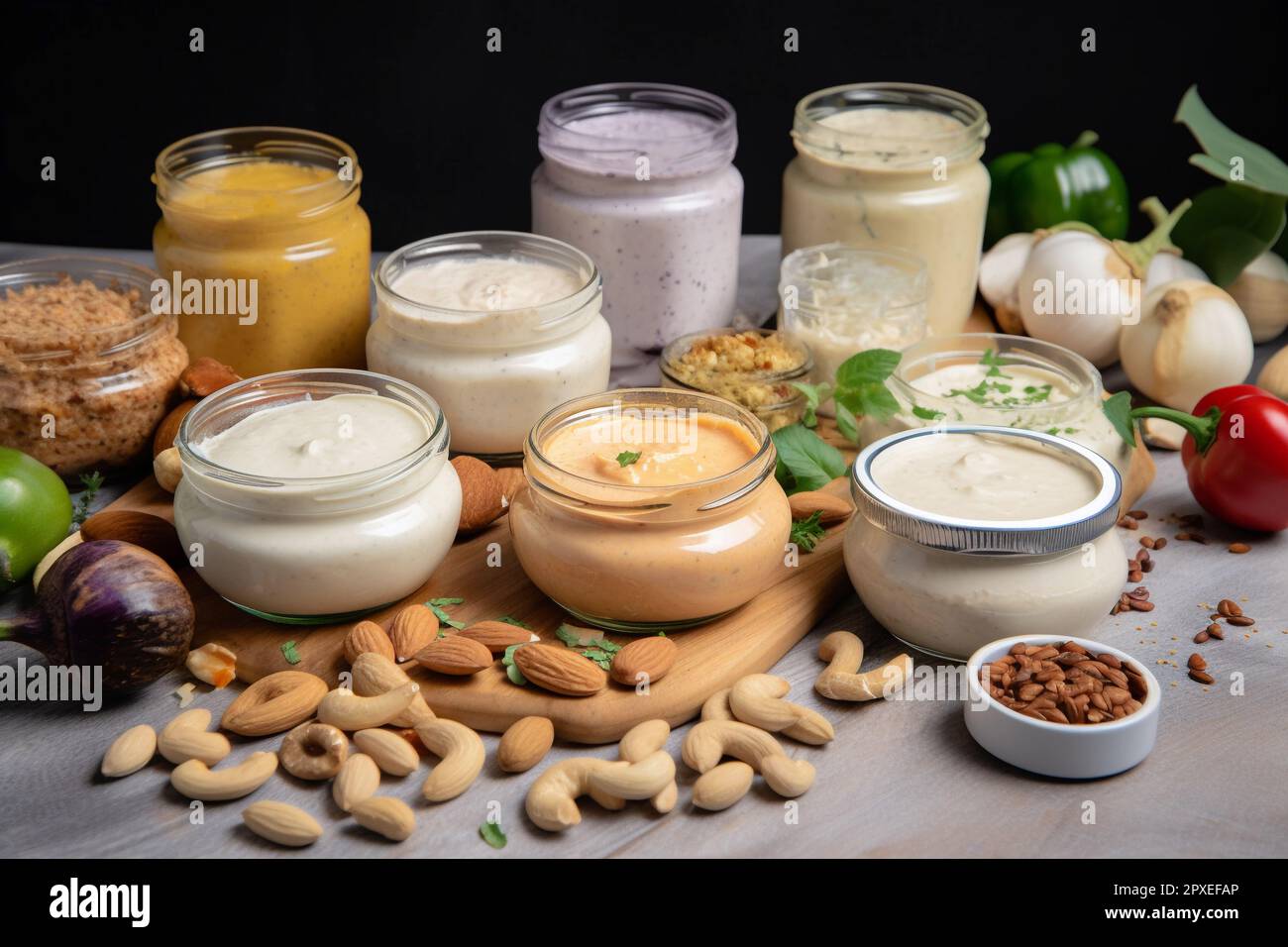 A variety of different types of food including a variety of different ...