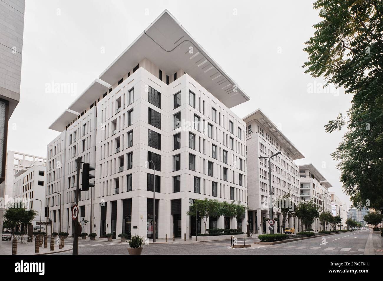 Doha, Qatar - April 2023: Msheireb Downtown, Msheireb with its modern ...