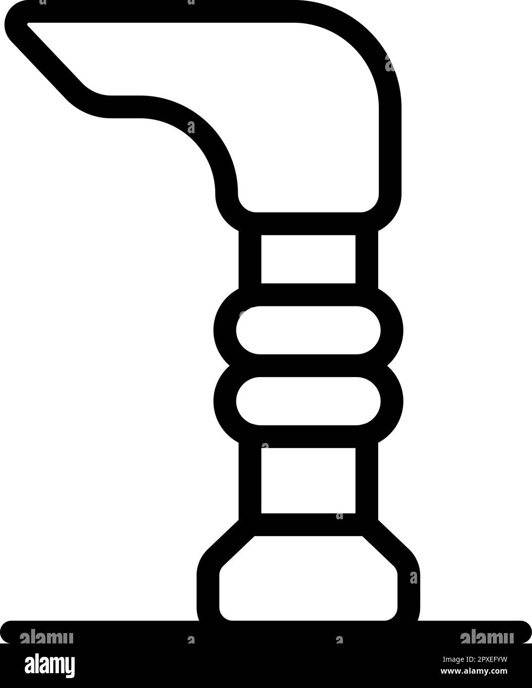 Crowbar bar icon outline vector. Thief tool. Hand steel Stock Vector ...