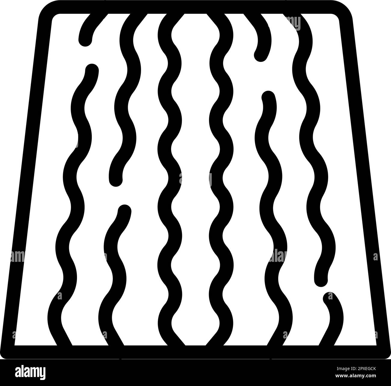 Poland waterfall icon outline vector. Map travel. Polish art Stock ...