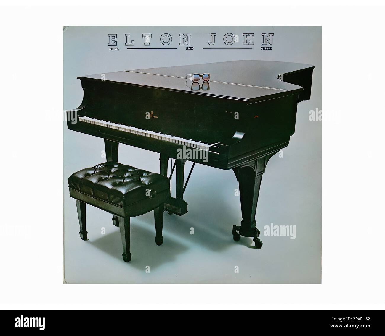 Elton John - Here And There - Vintage L.P Music Vinyl Record Stock ...