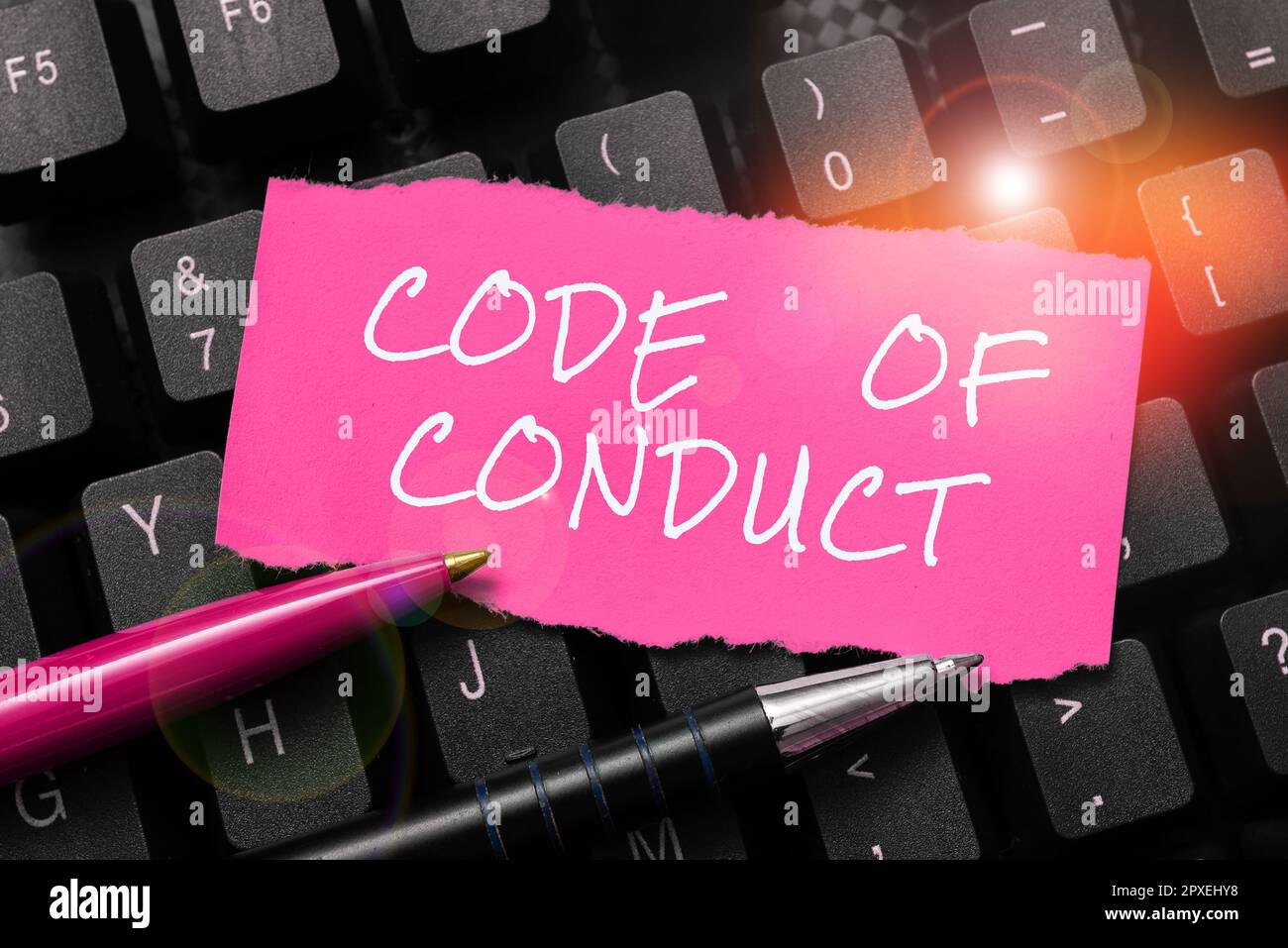Writing displaying text Code Of Conduct, Business approach Ethics rules ... Writing displaying text Code Of Conduct, Business approach Ethics rules ...